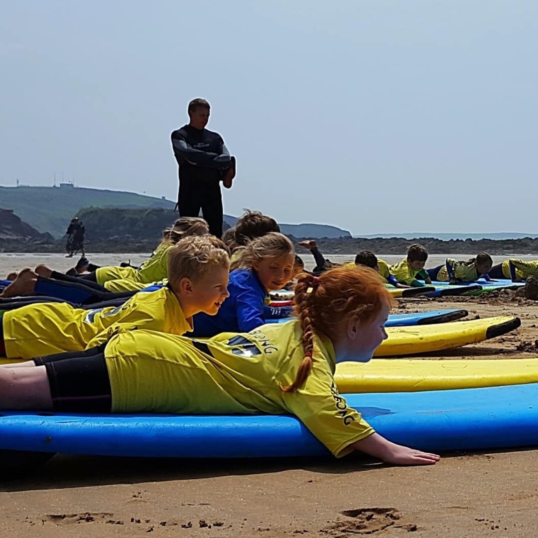Beginner Surf Lesson In Pembrokeshire, Wales